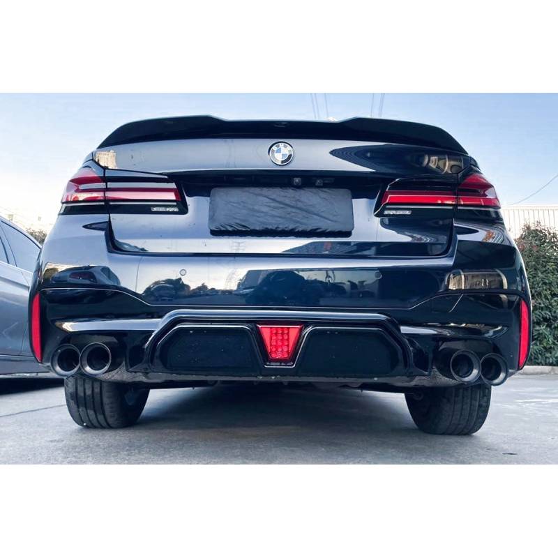 Rear Diffuser BMW G30 / G31 Look M5 CS Glossy Black - Bimar Tuning