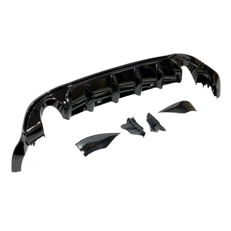 Rear Diffuser Volkswagen Golf 7.5 GTI Glossy Black