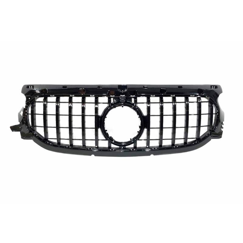 Front Grill Mercedes H247 GLA 2021+ Look GT Full Black - Bimar Tuning