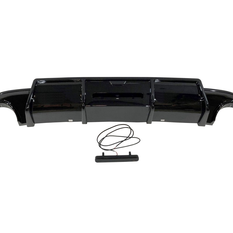 Rear Diffuser Volkswagen Golf 7 look TCR Glossy Black