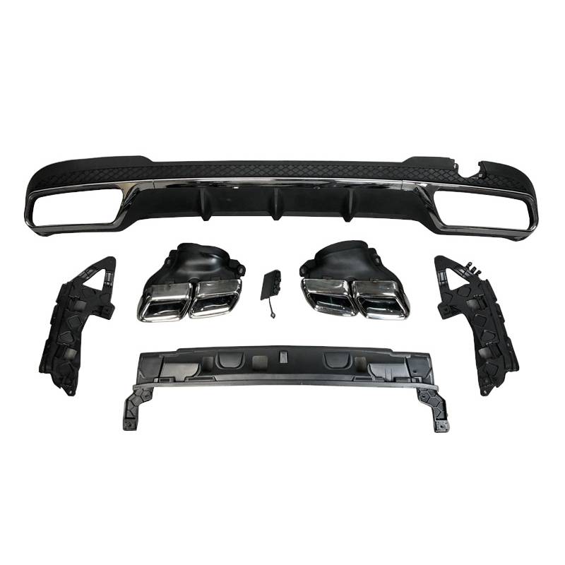 Rear Diffuser Mercedes W212 2014-2015 SW / 4D Look AMG E63 - Bimar Tuning