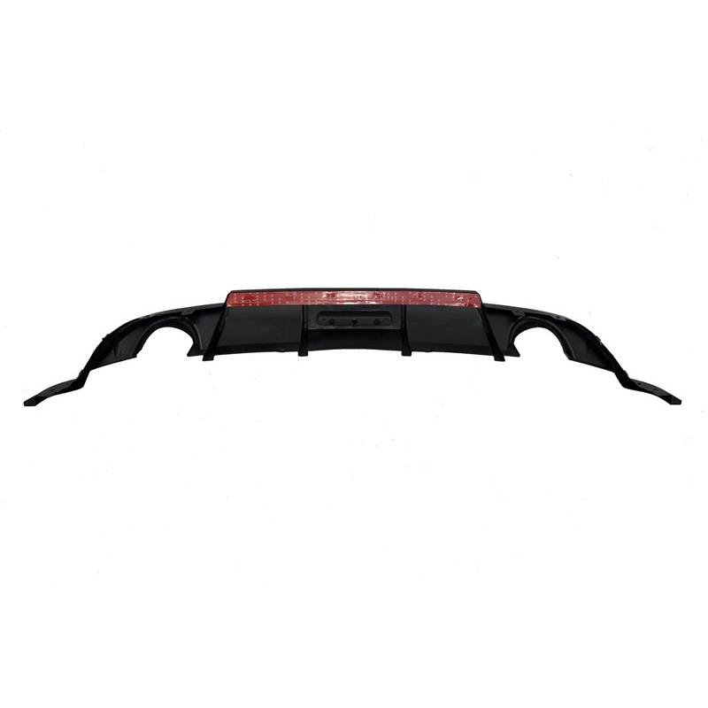 Rear Diffuser Volkswagen Golf 7.5 Look TCR Glossy Black Red Light ...