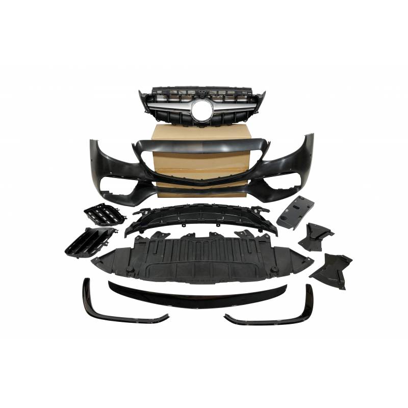 Front Bumper Mercedes W213 4p 2016-2019 / C238 look AMG E63 - Bimar Tuning