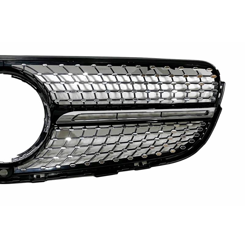 Front Grill Mercedes X253 2015-2019 Diamond Full Black Camera - Bimar ...