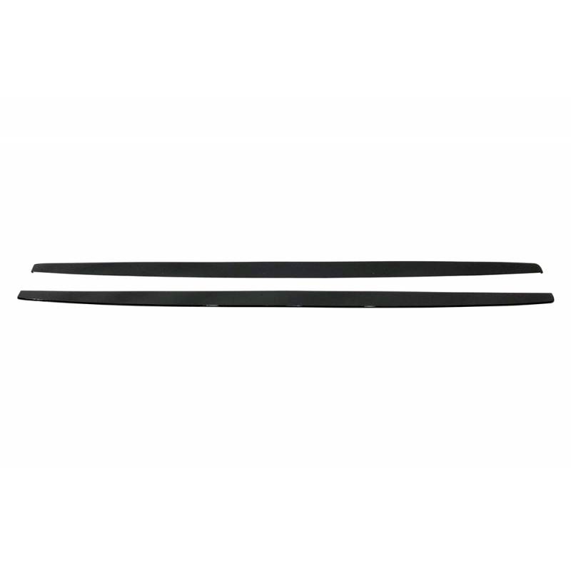 Side Skirts Diffuser BMW E82 / E88 Look M-Performance Glossy Black ABS ...