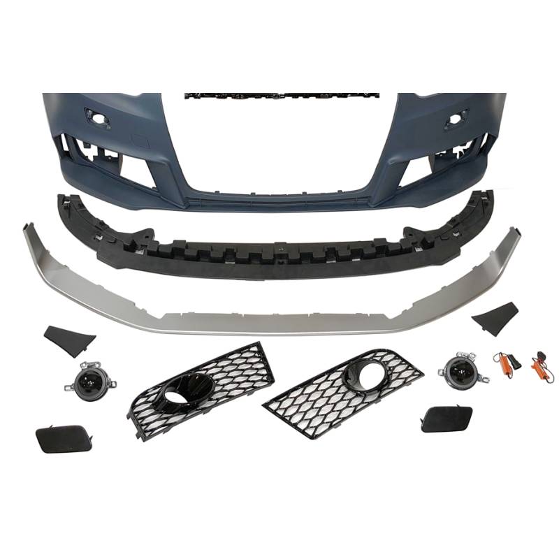 Front Bumper Audi A3 V8 13-15 Sportback Look RS3 - Bimar Tuning
