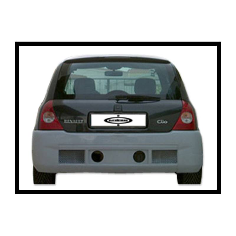 Rear Bumper Renault Clio 1998-2004, V6 Type - Bimar Tuning