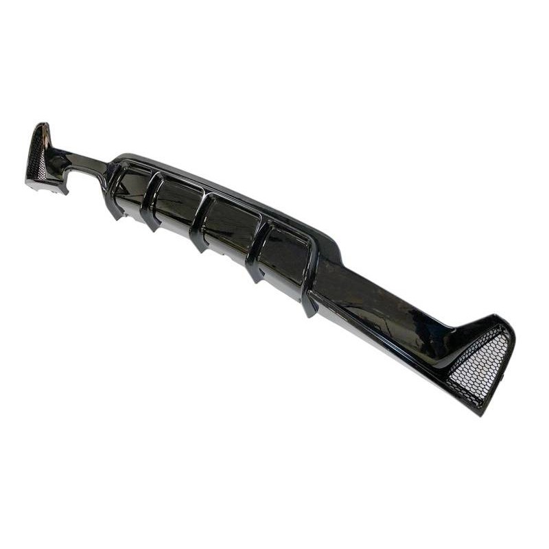 Rear Diffuser BMW F32 / F33 / F36 Look M Performance Glossy Black