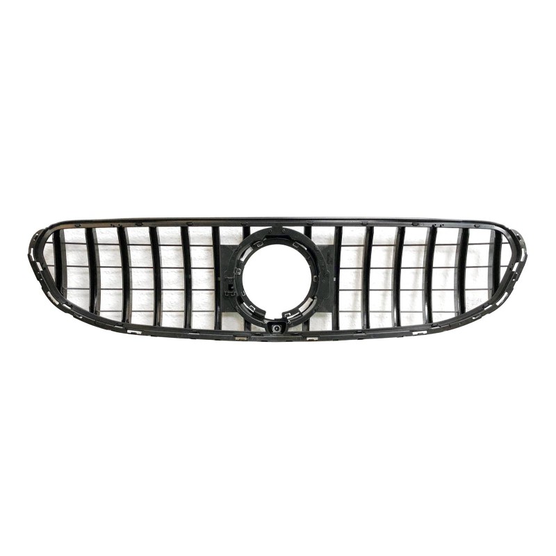Front Grill Mercedes GLC X253 2020+ Look GT Chrome Glossy Black