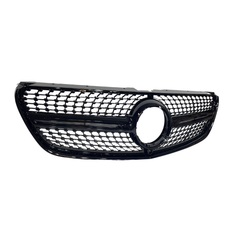 Front Grill Mercedes Vito W447 W447 2016-2020 Look Diamond Full Black