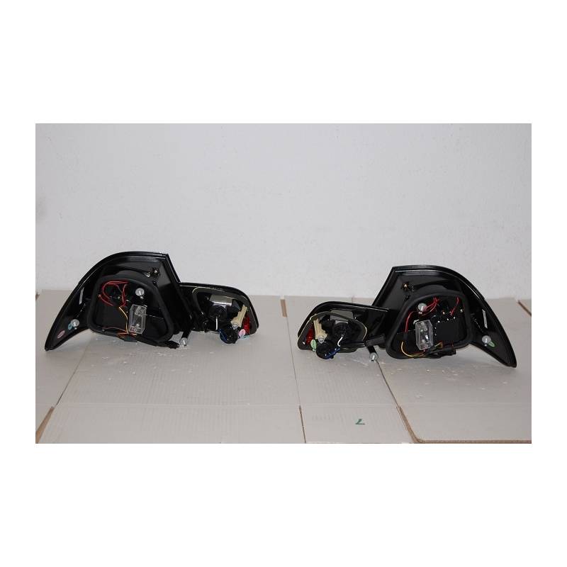 Set Of Rear Tail Lights BMW E46 2003-2005 2-Door Led Red/Smoked ...